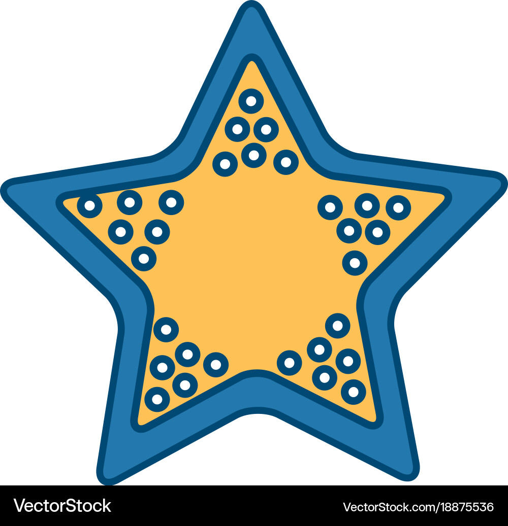 Star shape symbol Royalty Free Vector Image - VectorStock