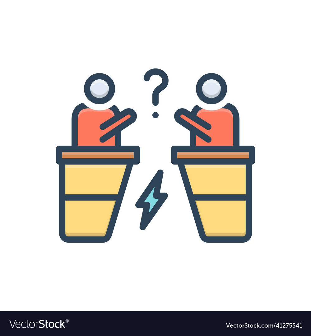 Arguments Royalty Free Vector Image - VectorStock