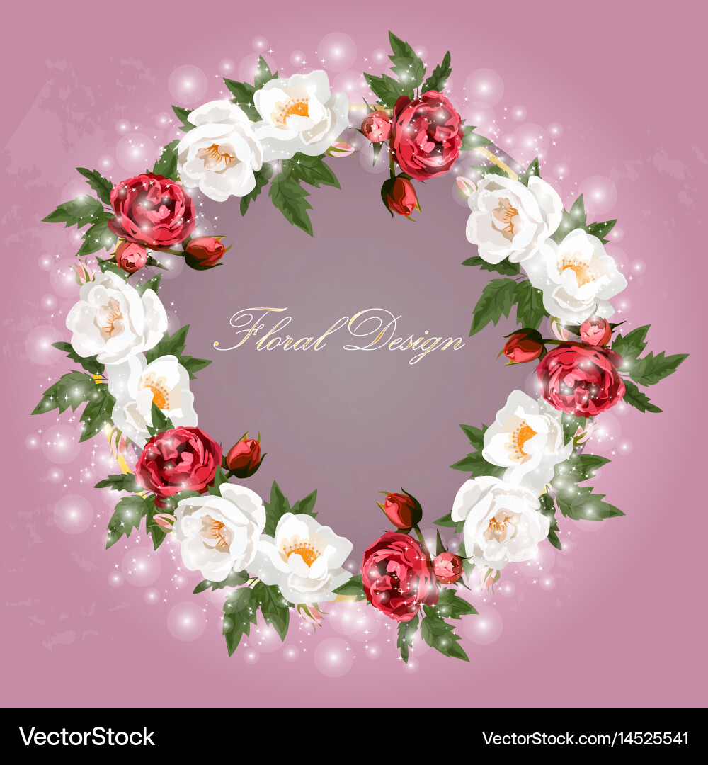 Bouquet of roses Royalty Free Vector Image - VectorStock