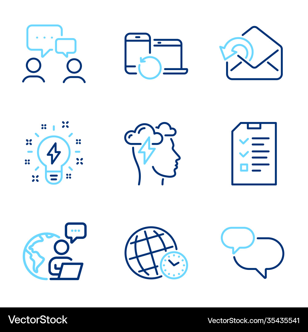 Education icons set included icon as mindfulness Vector Image