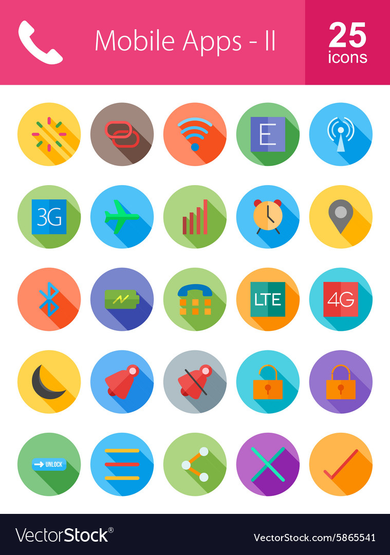 Mobile apps Royalty Free Vector Image - VectorStock