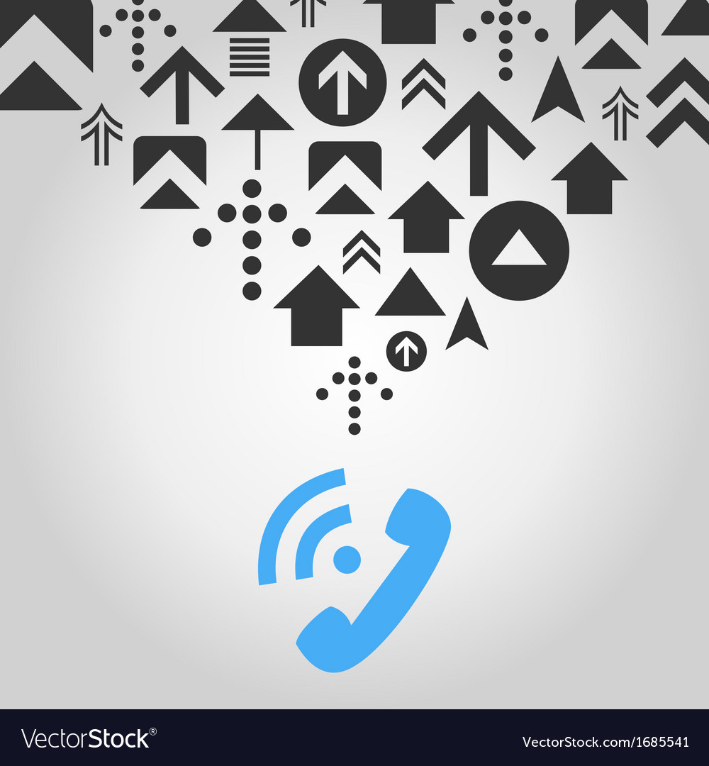 Phone call Royalty Free Vector Image - VectorStock