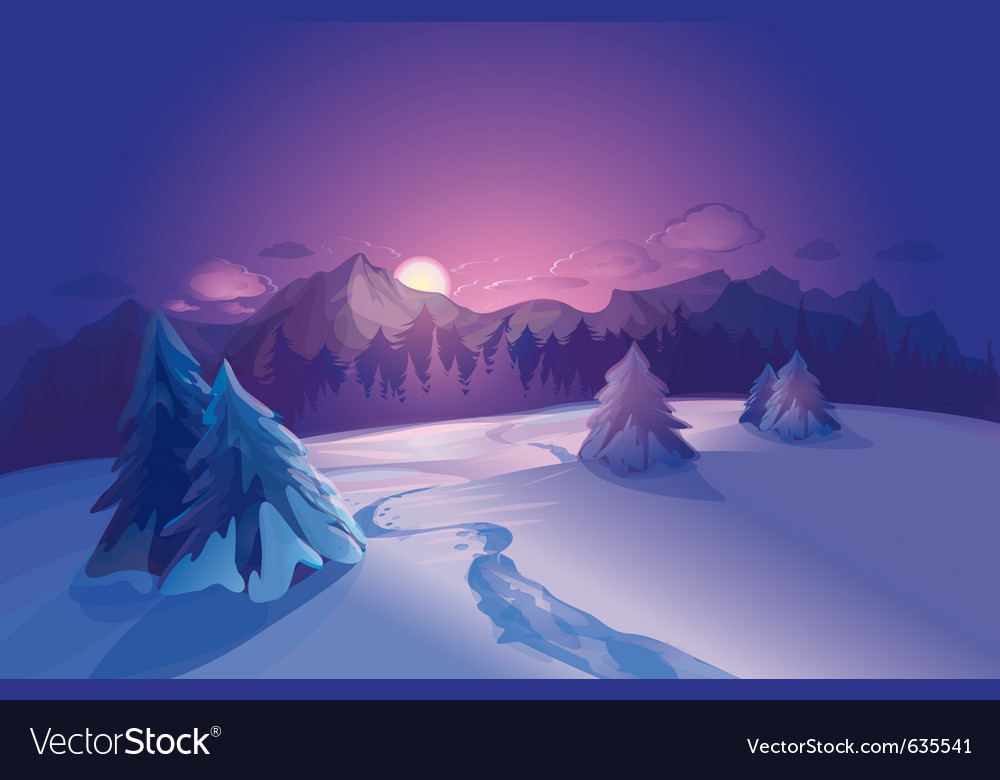 Winter Royalty Free Vector Image - VectorStock