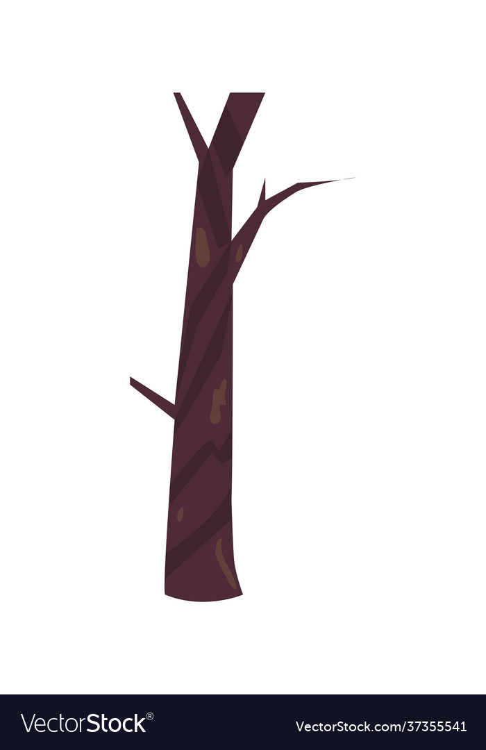 Wooden tree trunk Royalty Free Vector Image - VectorStock