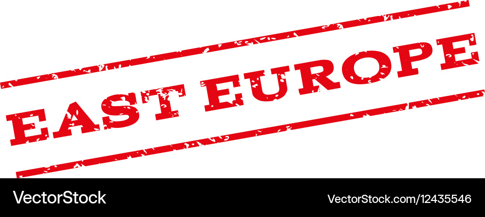 East europe watermark stamp Royalty Free Vector Image