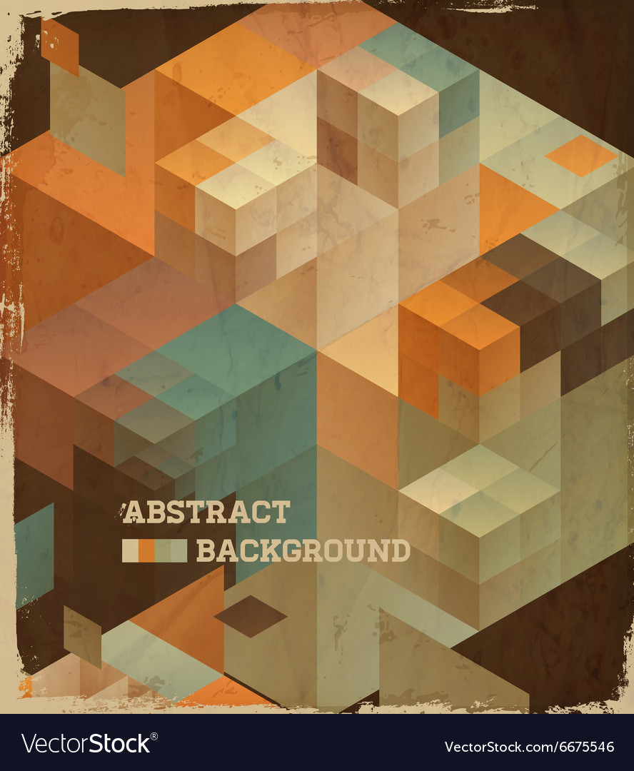 Pixelated abstract background Royalty Free Vector Image