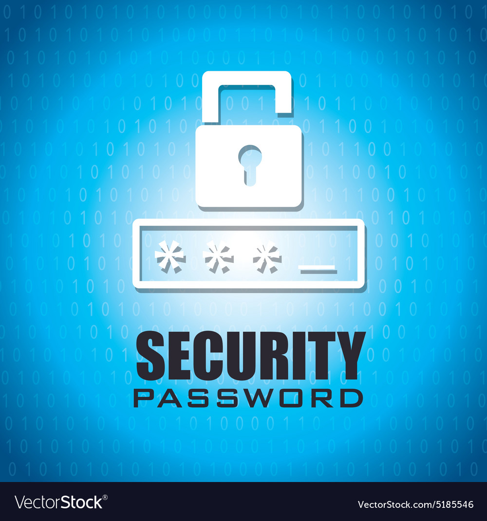 Security digital design Royalty Free Vector Image