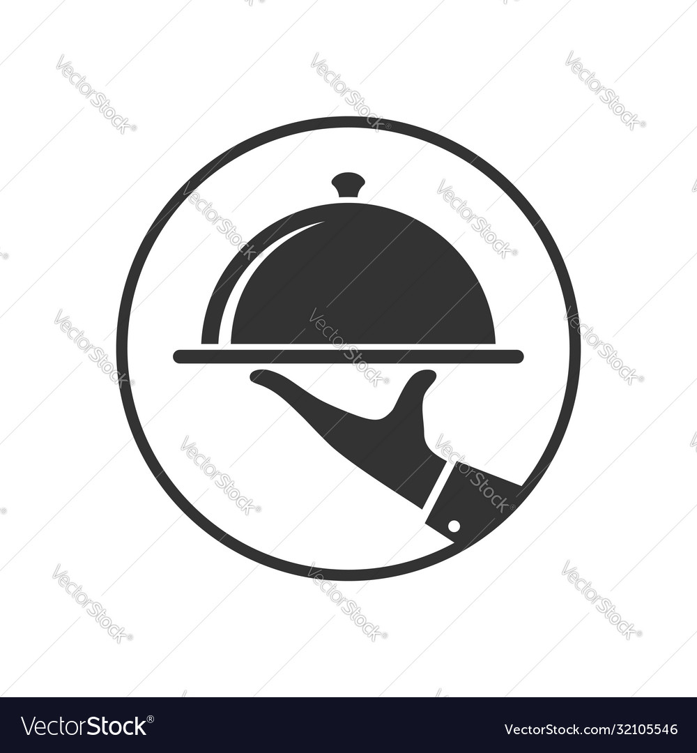 Serving sign Royalty Free Vector Image - VectorStock
