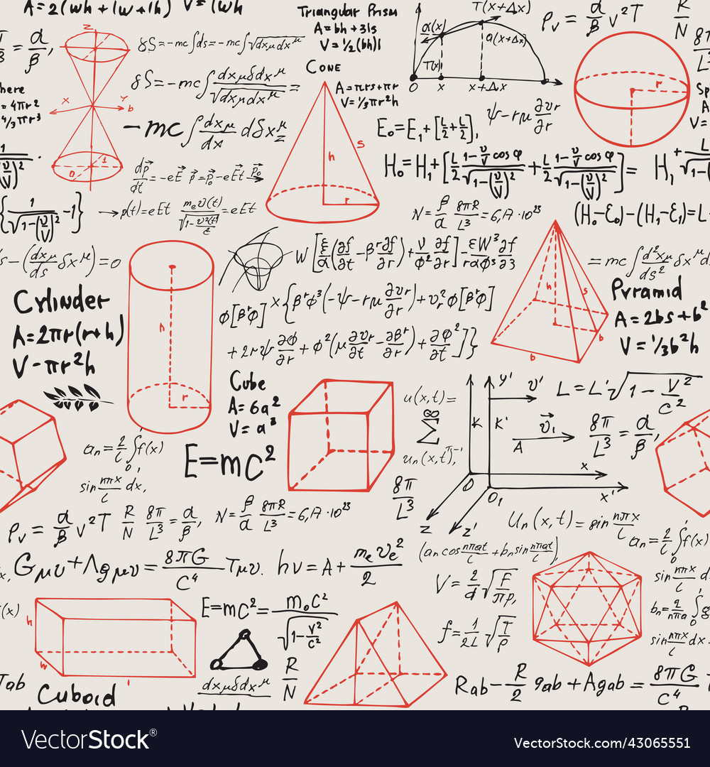 Abstract seamless pattern with black handwritten Vector Image