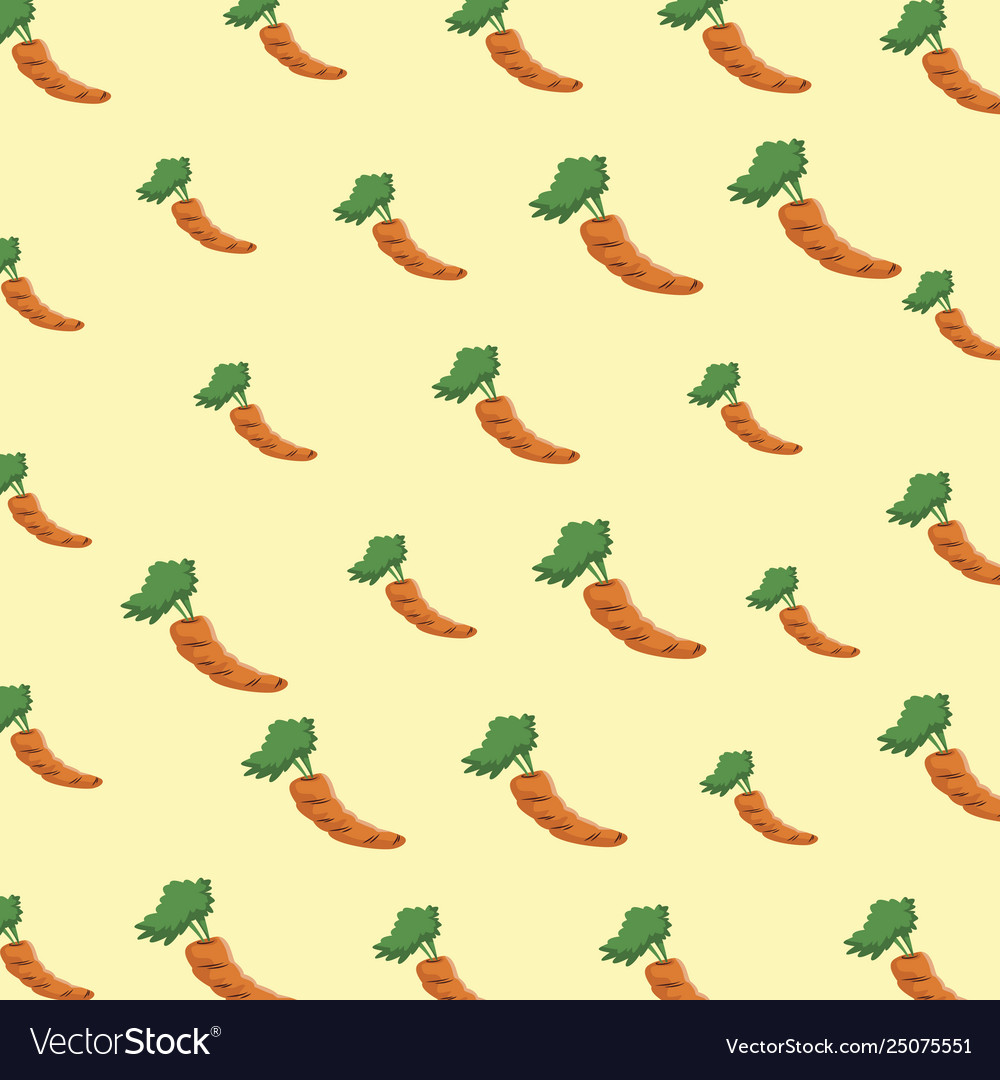 Carrots pattern background Royalty Free Vector Image