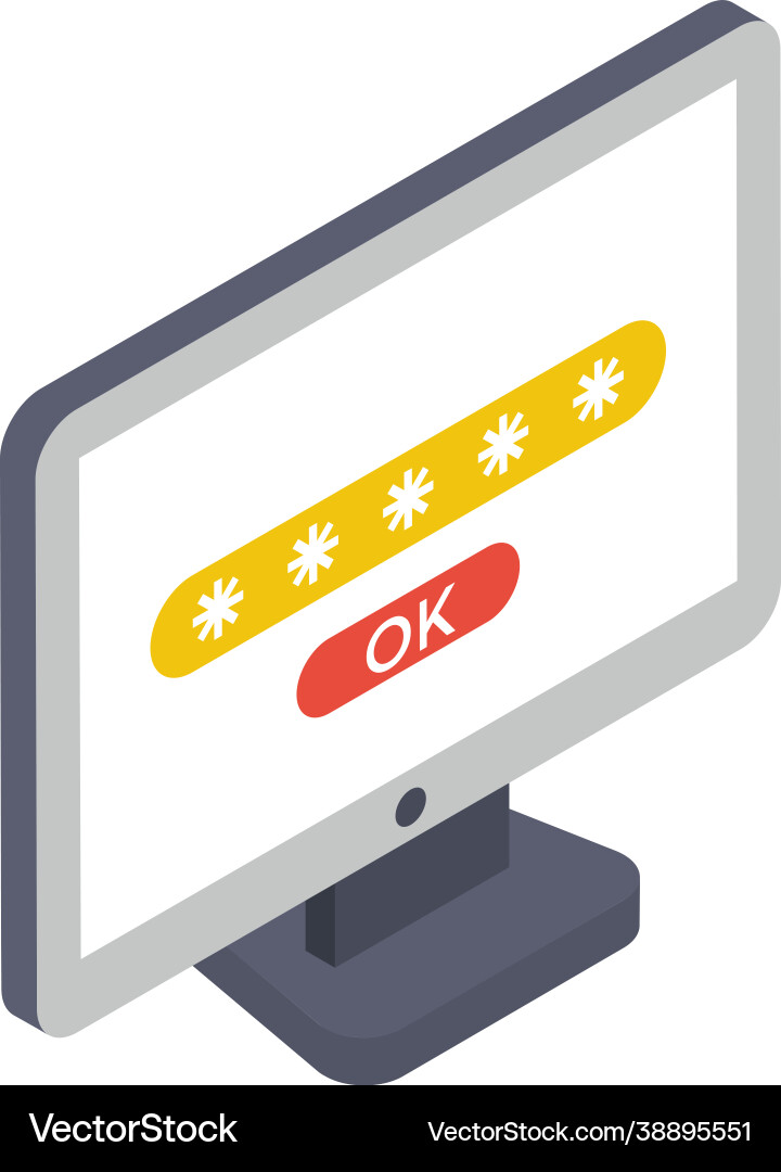 Computer security Royalty Free Vector Image - VectorStock
