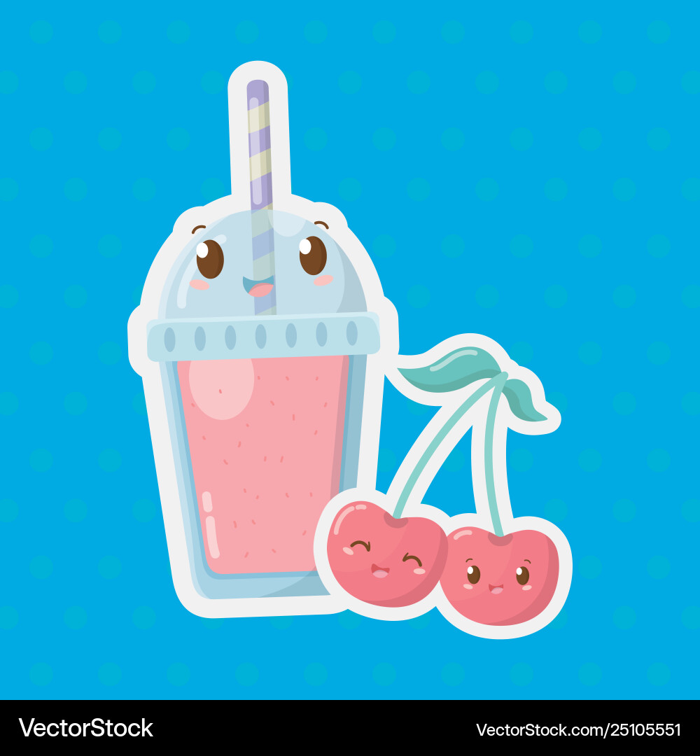 Delicious tasty cartoon Royalty Free Vector Image
