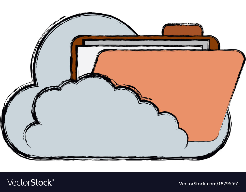 Document folder icon Royalty Free Vector Image