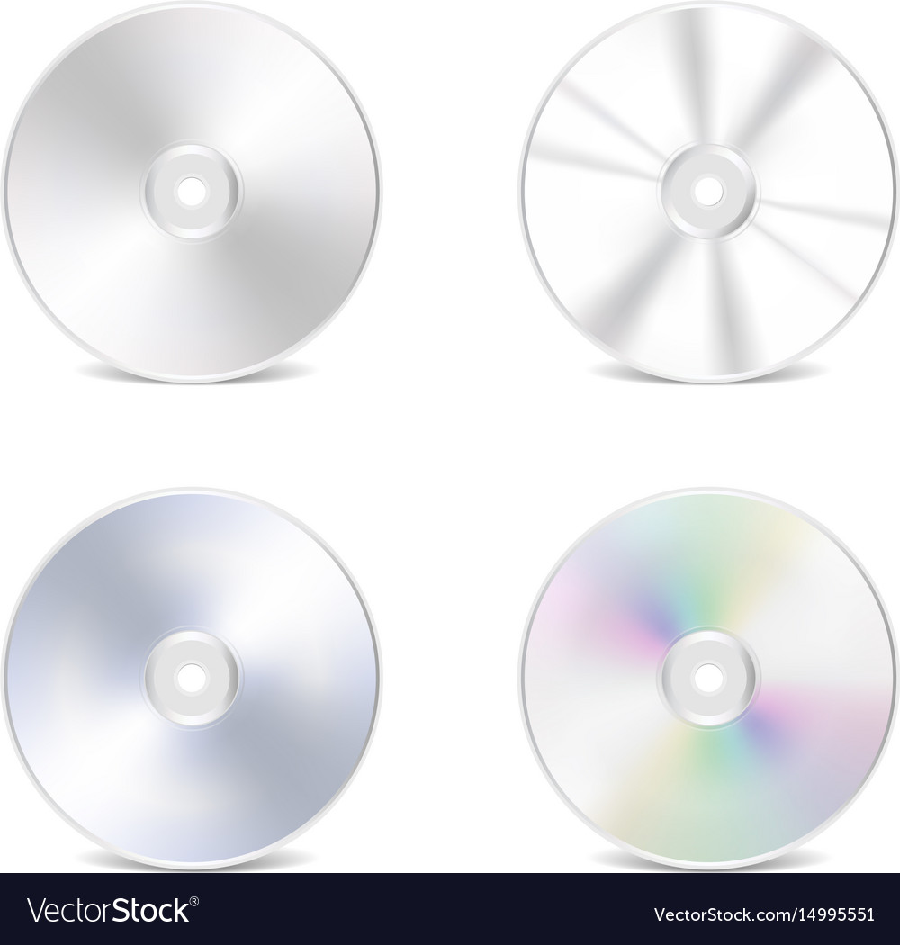 Isolated cd disk Royalty Free Vector Image - VectorStock