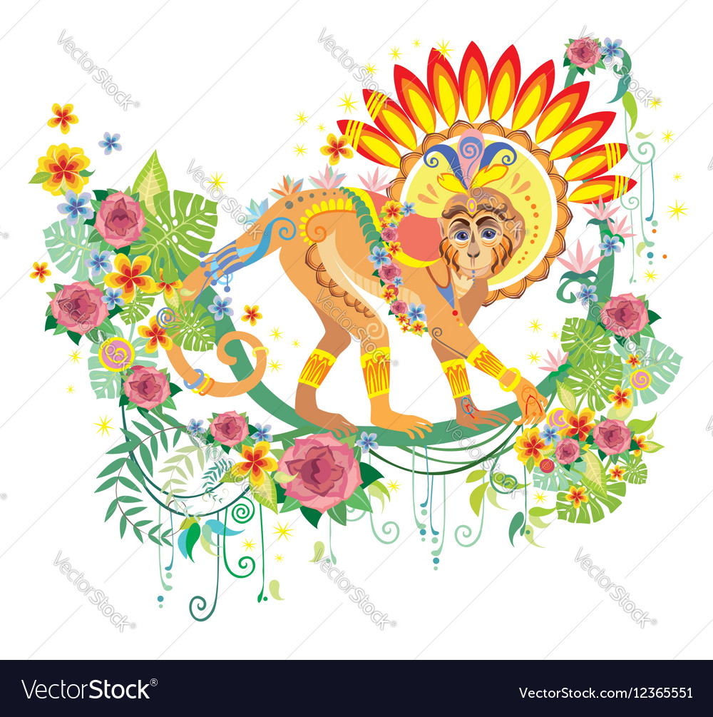 Monkey Royalty Free Vector Image - VectorStock