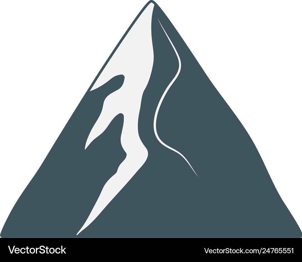 Outdoor mountain cartoon Royalty Free Vector Image