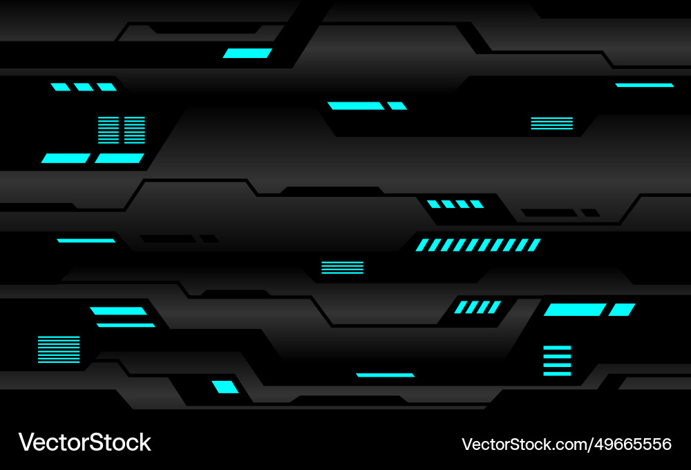 Abstract grey metallic black cyber line geometric Vector Image