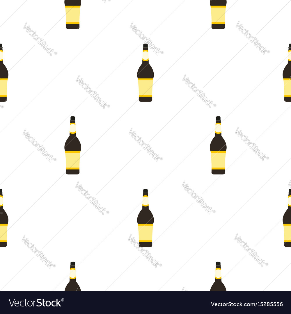 Design bottle pattern seamless Royalty Free Vector Image