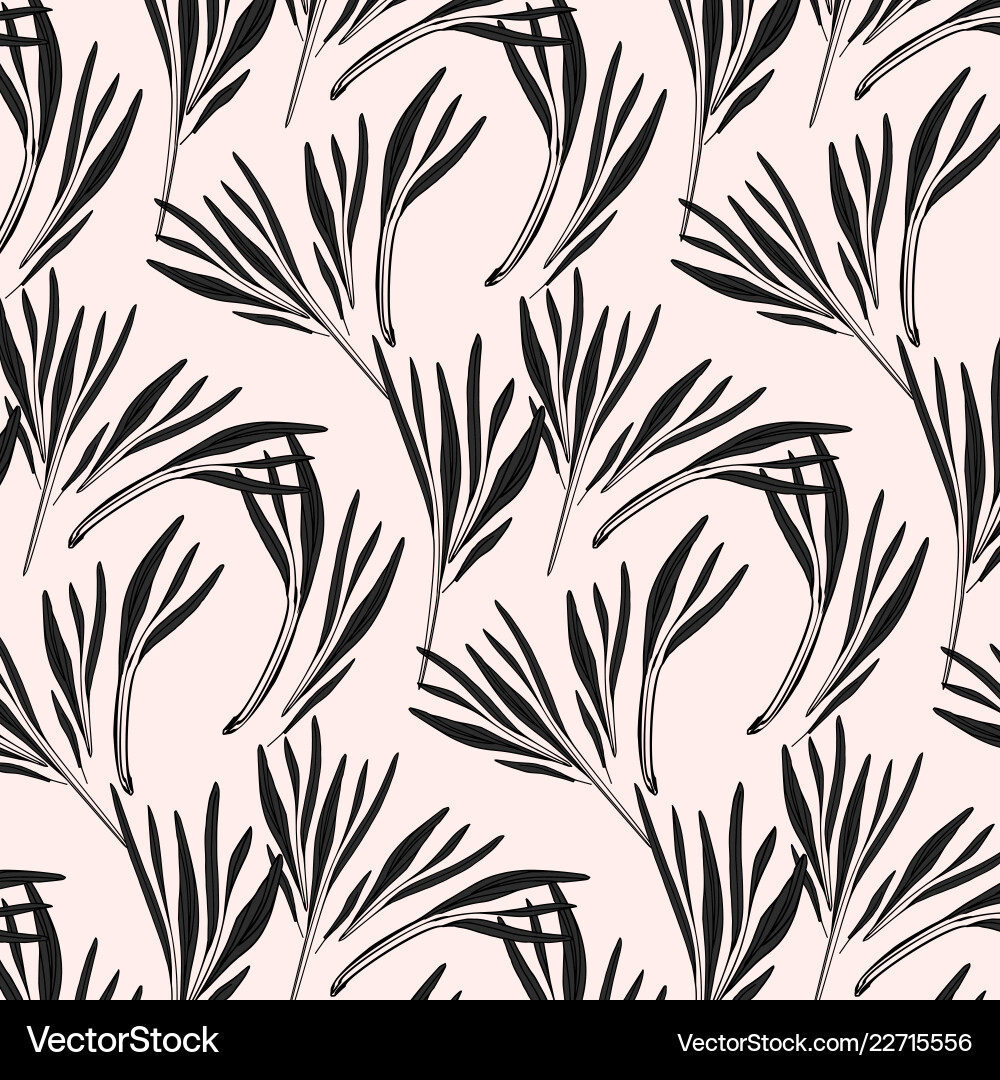 Flower power texture modern pink black Royalty Free Vector