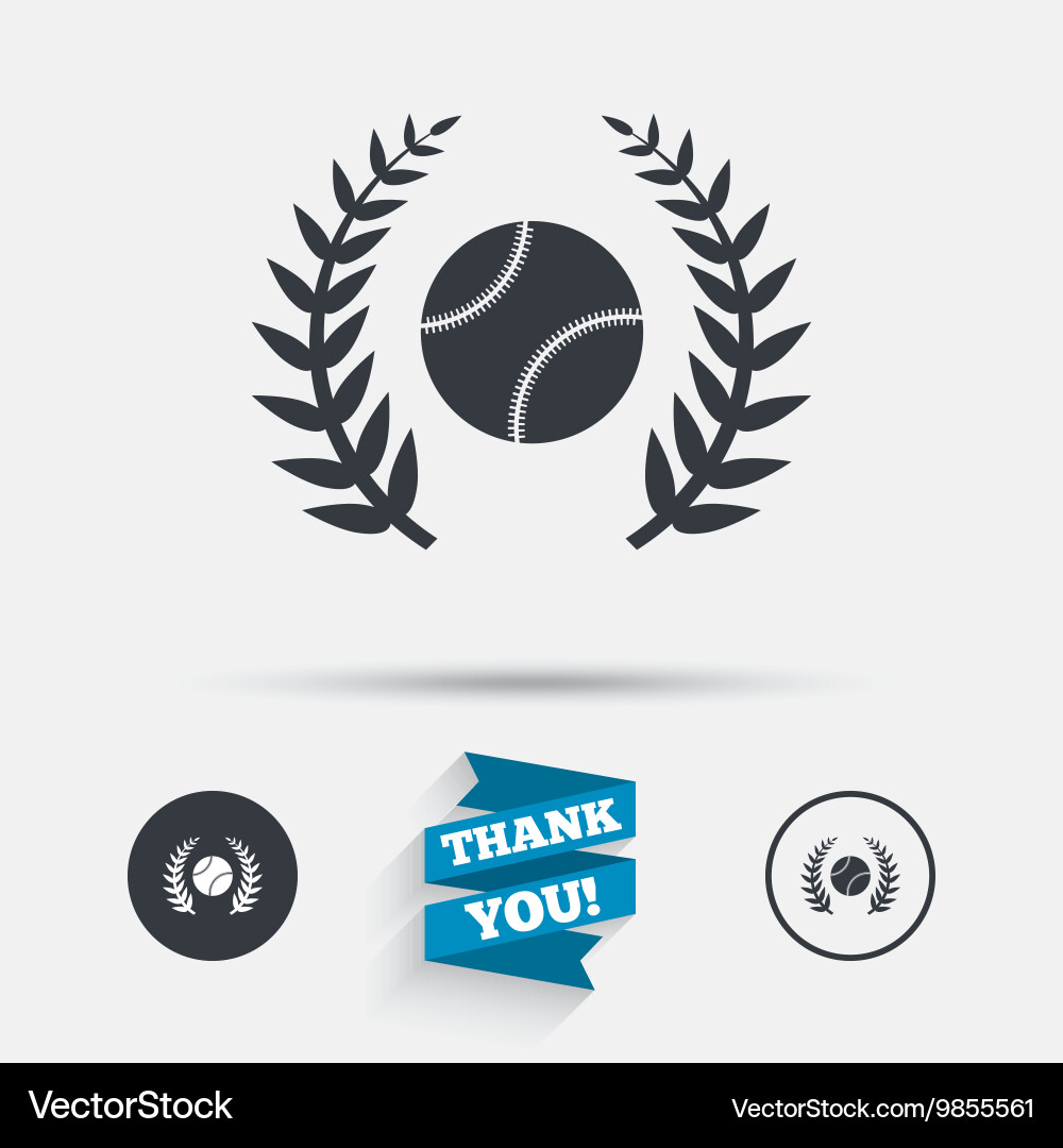 Baseball sign icon sport symbol Royalty Free Vector Image