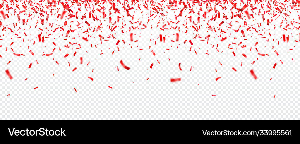 Christmas valentines day red confetti Royalty Free Vector