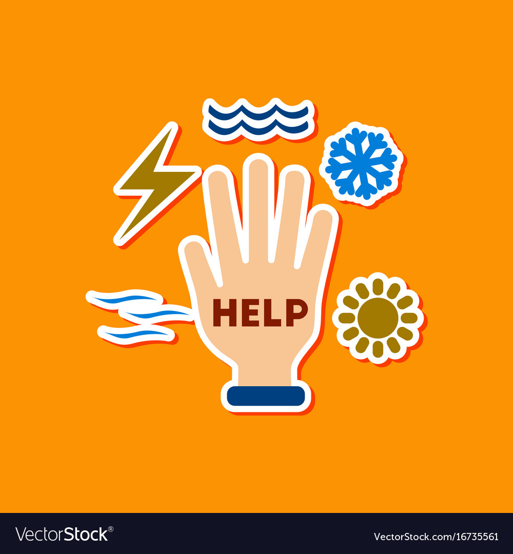Paper Sticker On Stylish Background Nature Vector Image