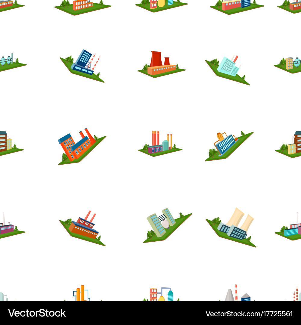 Processing factorymetallurgical plant and other Vector Image