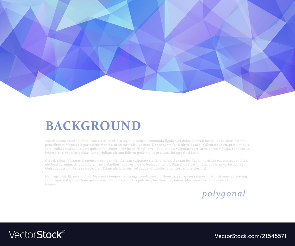 Abstract triangular banner Royalty Free Vector Image