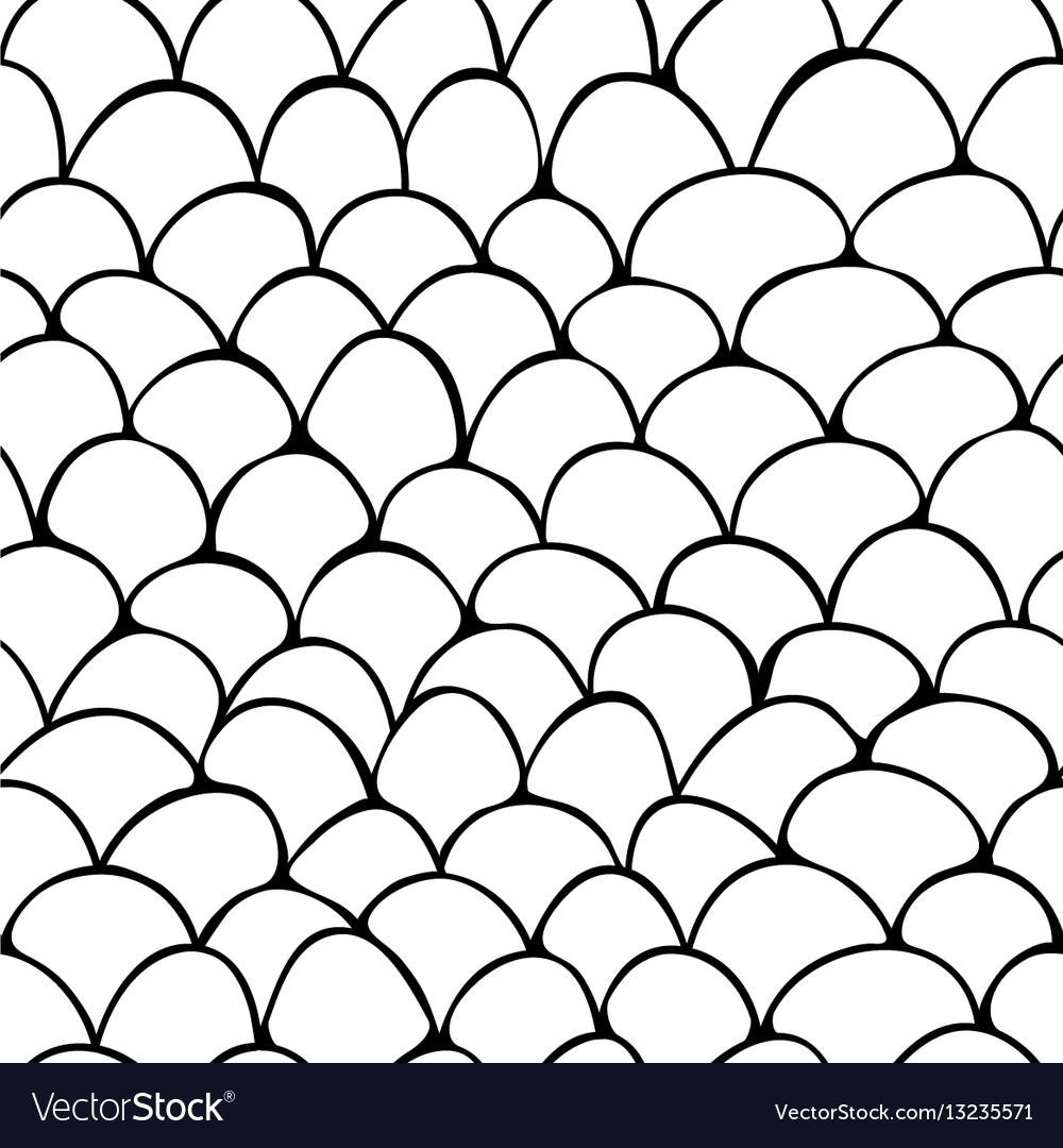 Scale seamless pattern Royalty Free Vector Image