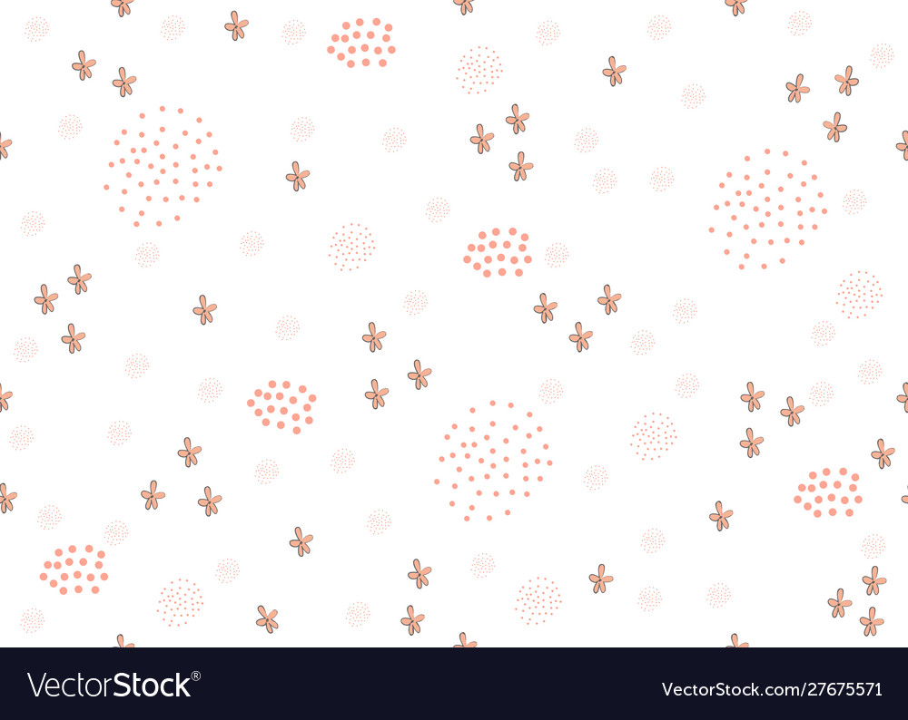 Seamless dotted pattern with grouped dots Vector Image