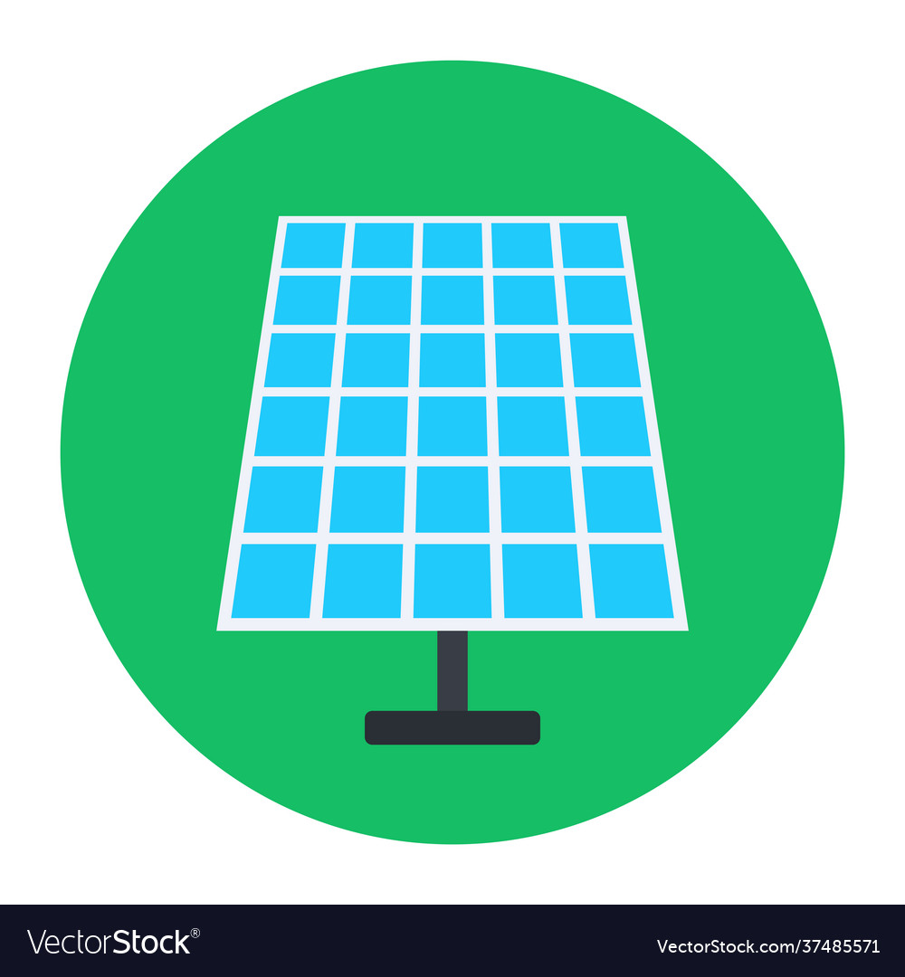 Solar panel Royalty Free Vector Image - VectorStock