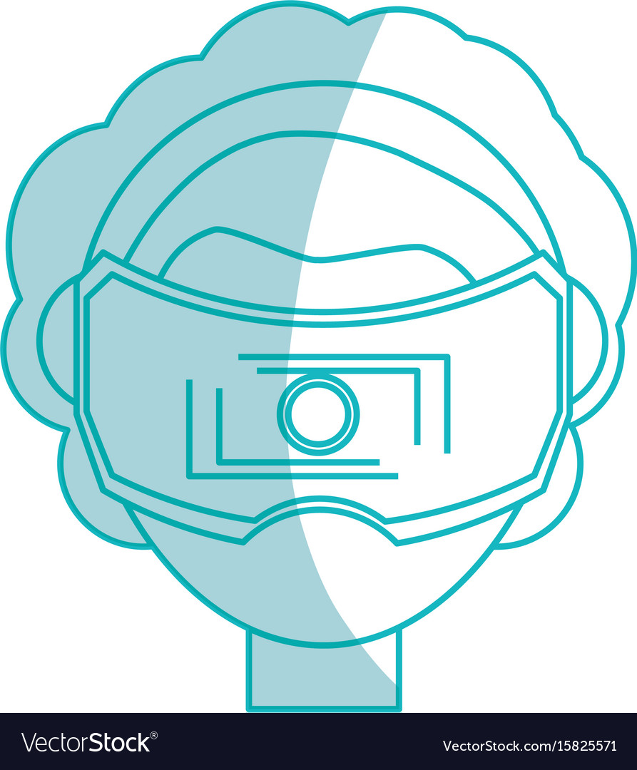 Virtual reality technology Royalty Free Vector Image