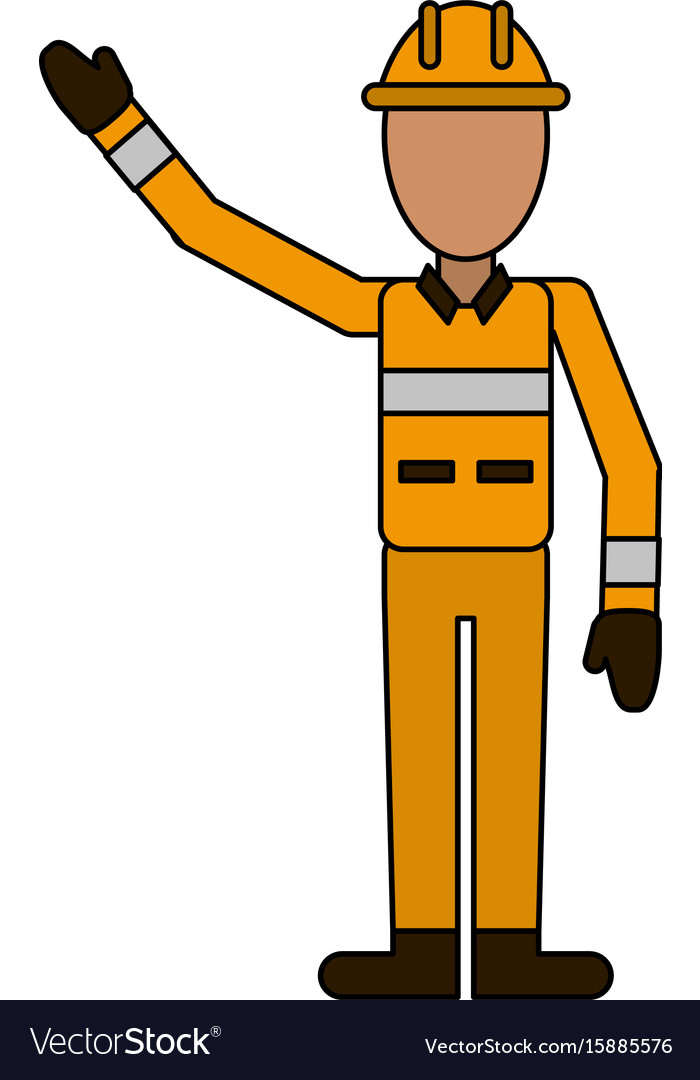 Constructor man over white background Royalty Free Vector