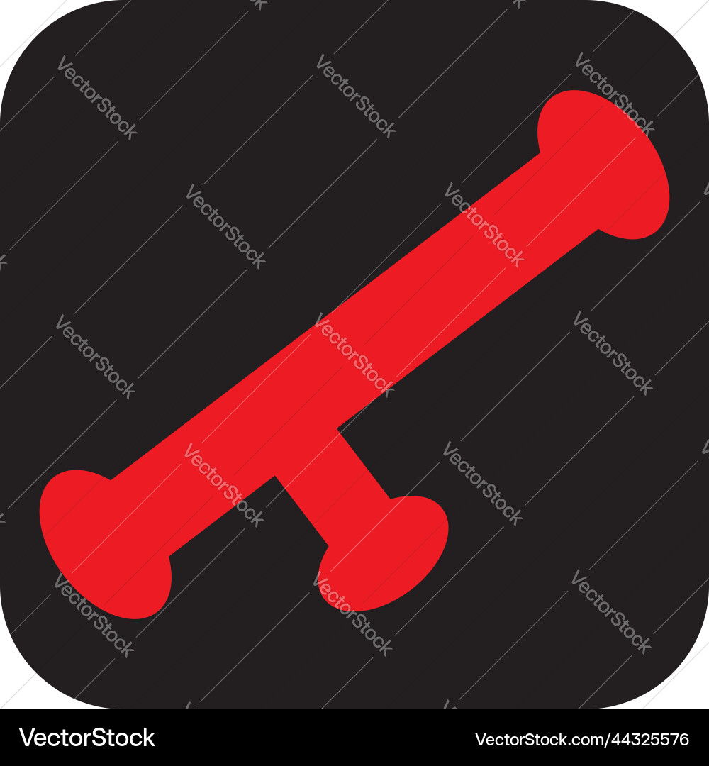 Police gun on a white background Royalty Free Vector Image