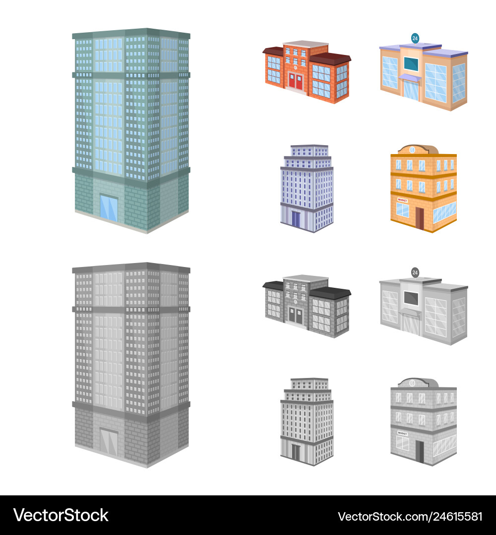 Design of construction and building icon Vector Image