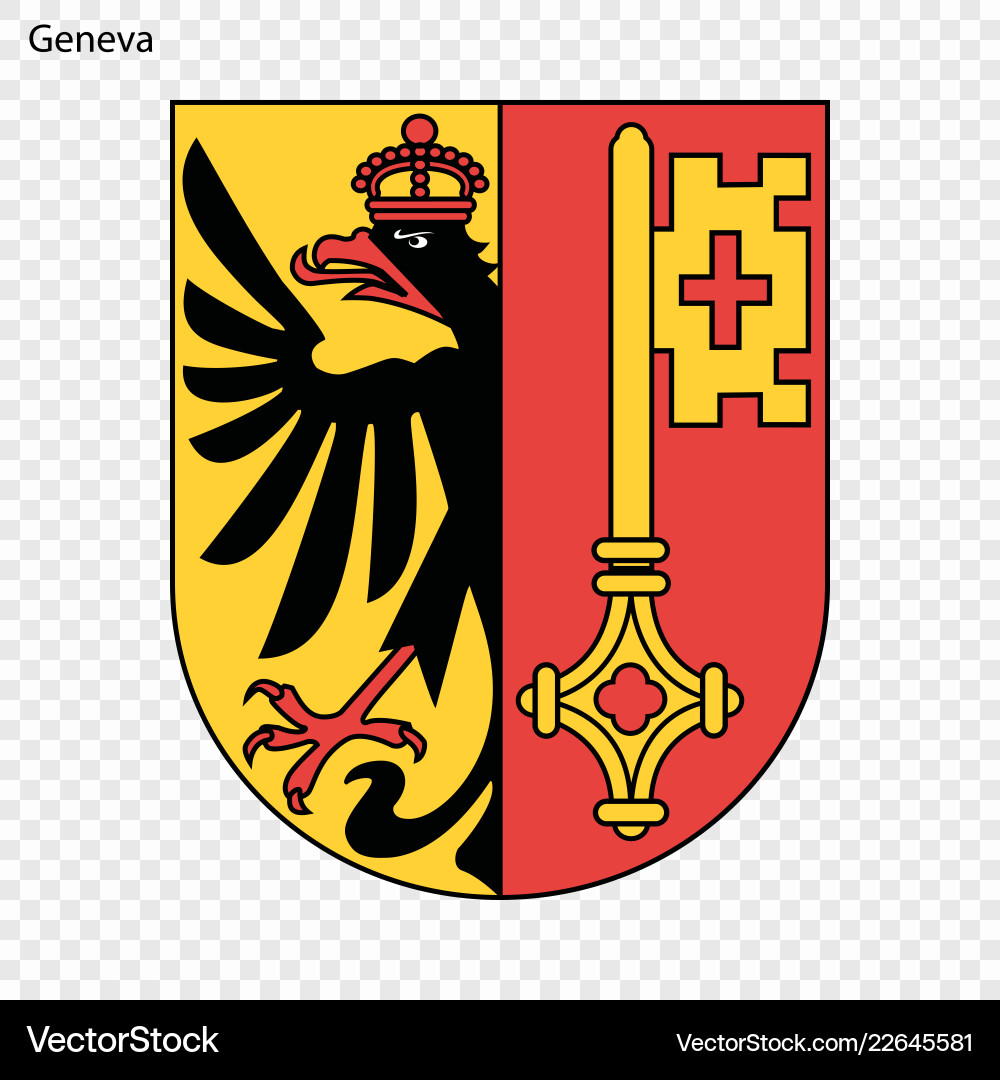 Emblem of geneva Royalty Free Vector Image - VectorStock