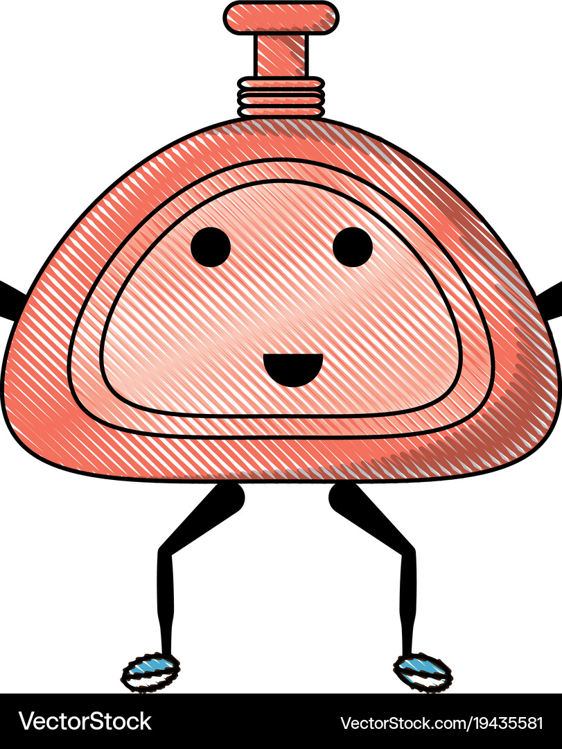 Kawaii cleaning utensils design Royalty Free Vector Image