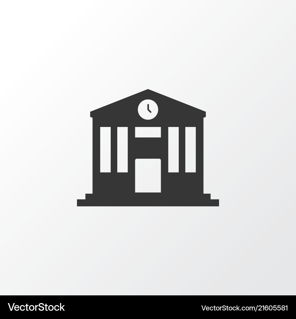 School icon symbol premium quality isolated Vector Image