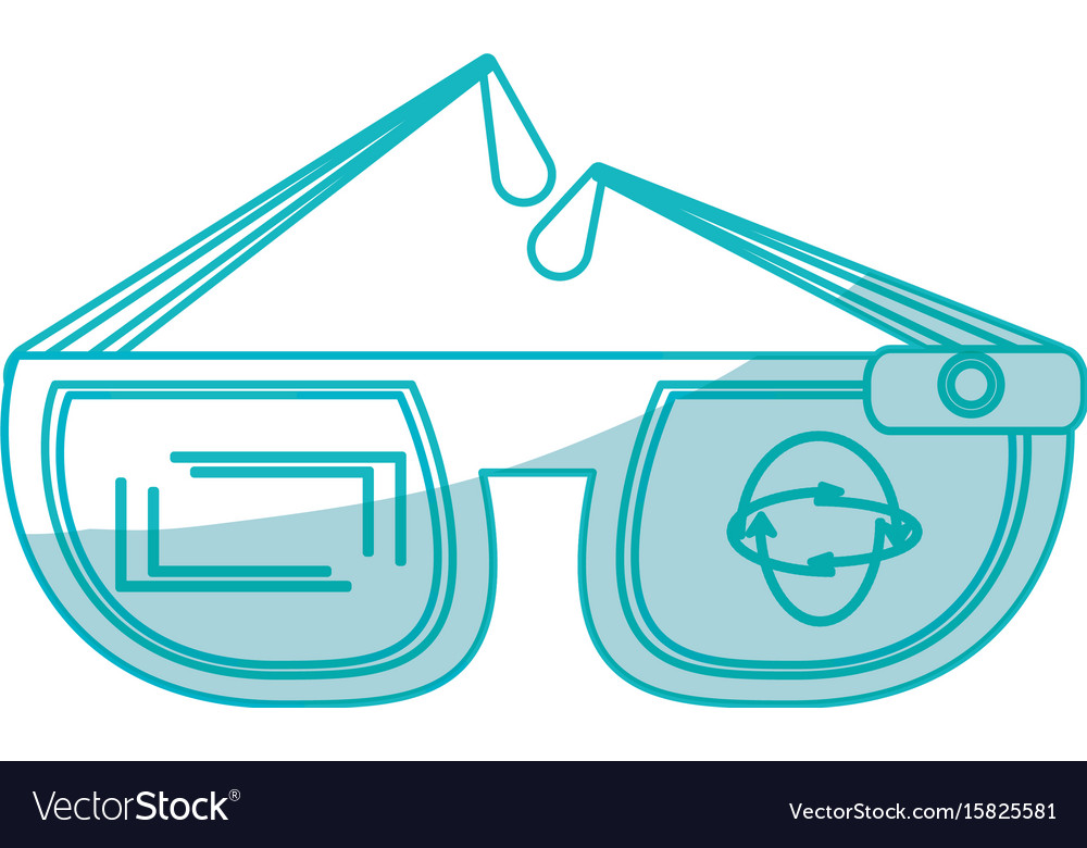 Virtual reality technology Royalty Free Vector Image