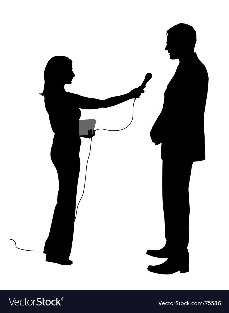 Interview Royalty Free Vector Image - VectorStock