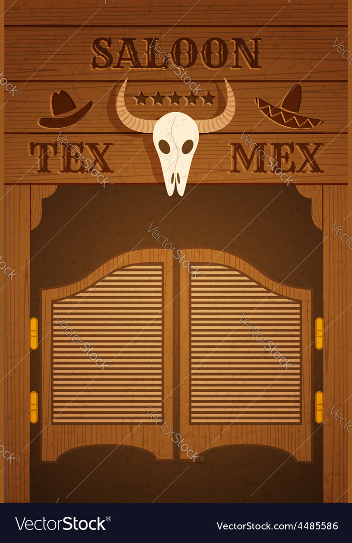 Saloon Royalty Free Vector Image - VectorStock