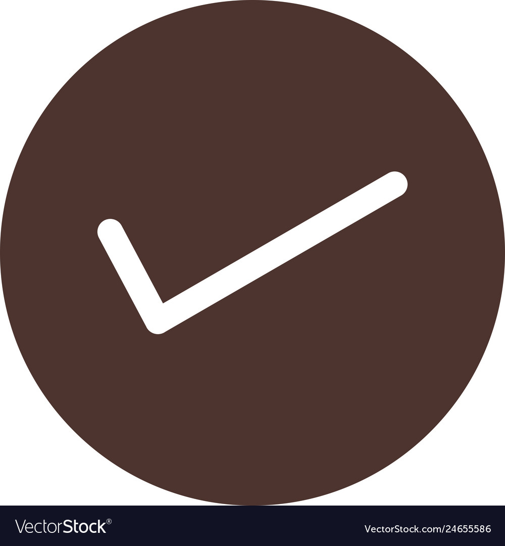 Tick icon Royalty Free Vector Image - VectorStock