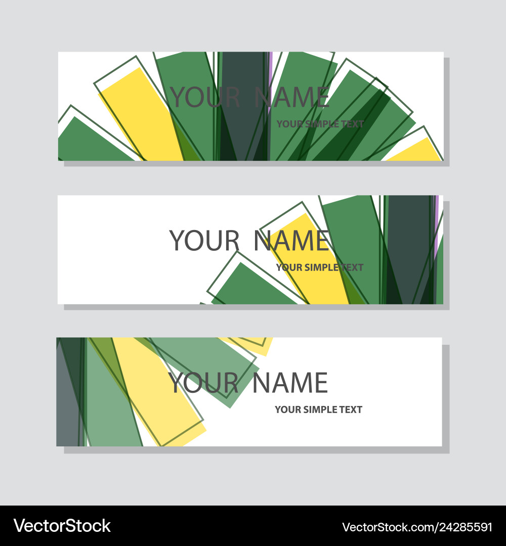 Abstract corporate business banner template Vector Image
