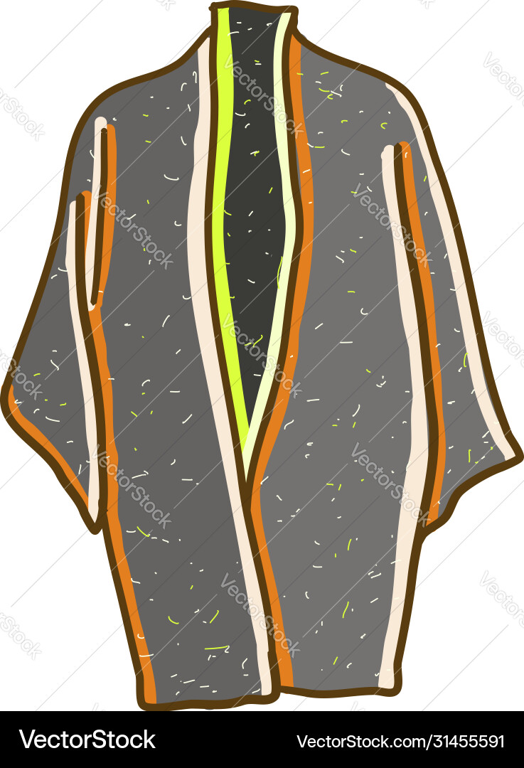 Cardigan for new year on white background Vector Image