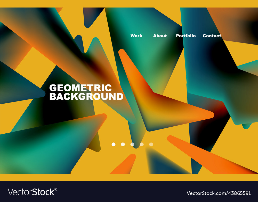 Shards shape composition abstract background web Vector Image