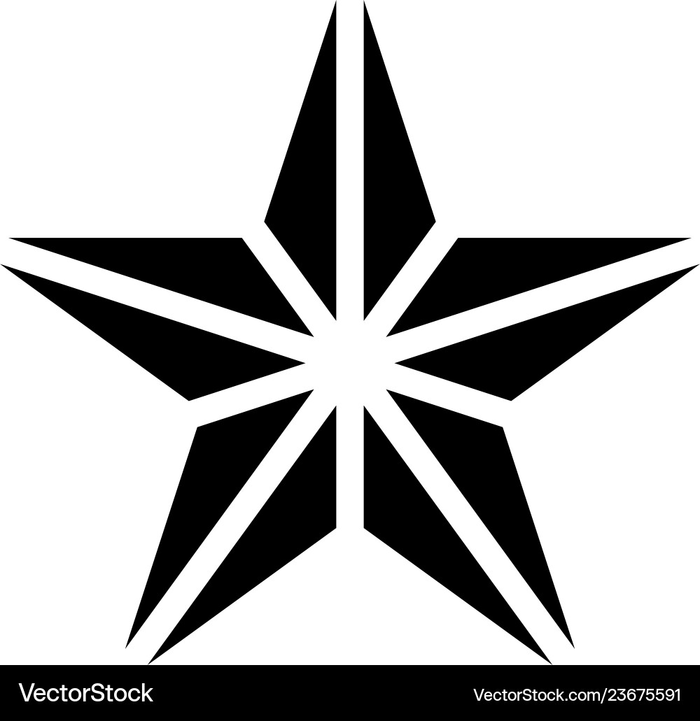 Star icon graphic design template Royalty Free Vector Image