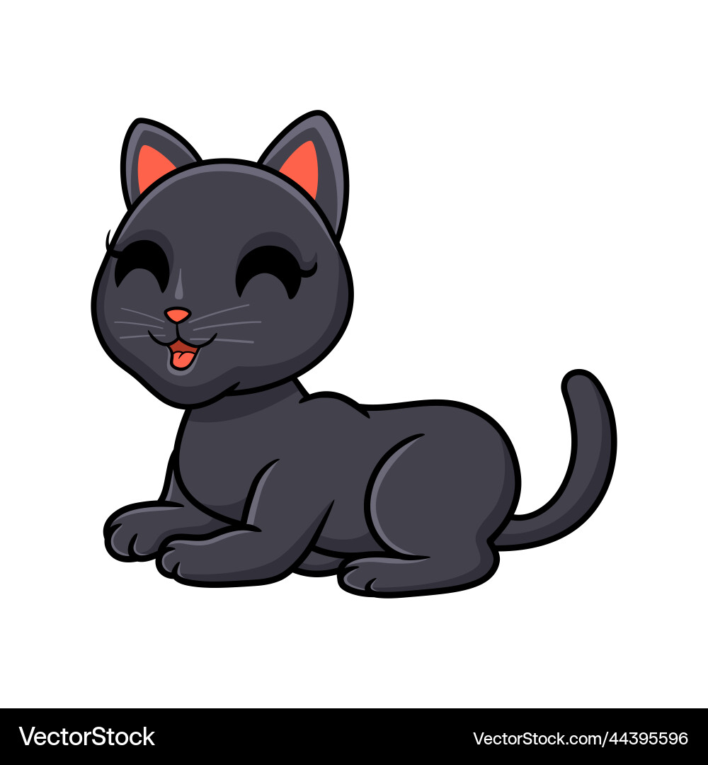 Cute bombay cat cartoon sitting Royalty Free Vector Image