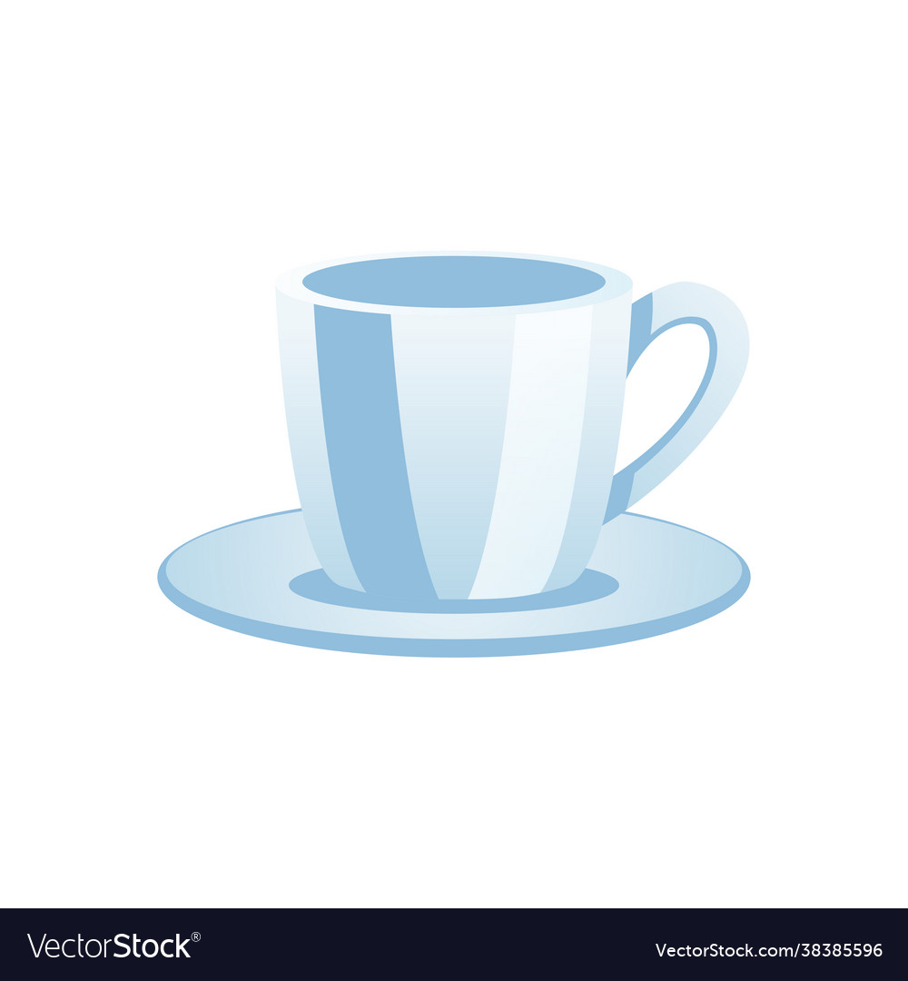 Flat cup Royalty Free Vector Image - VectorStock