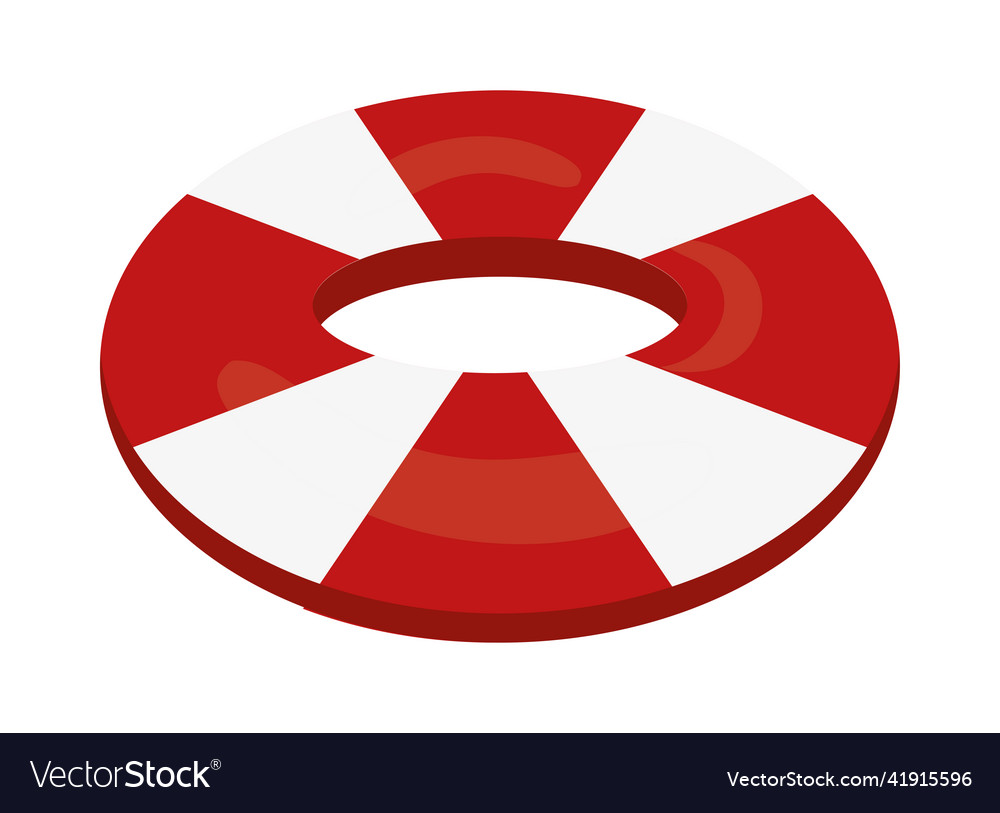 Lifebuoy flat icon Royalty Free Vector Image - VectorStock