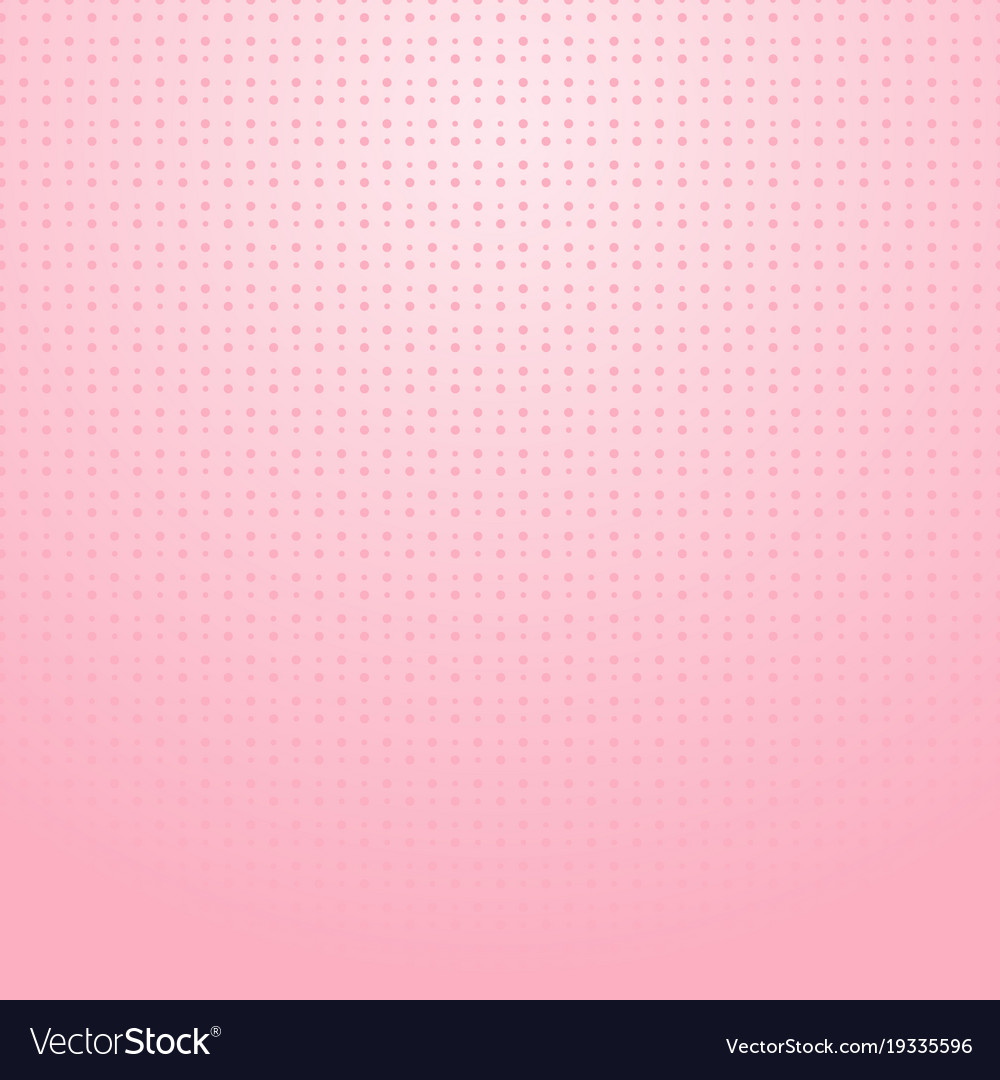 Pink halftone with dots pattern on gradient Vector Image